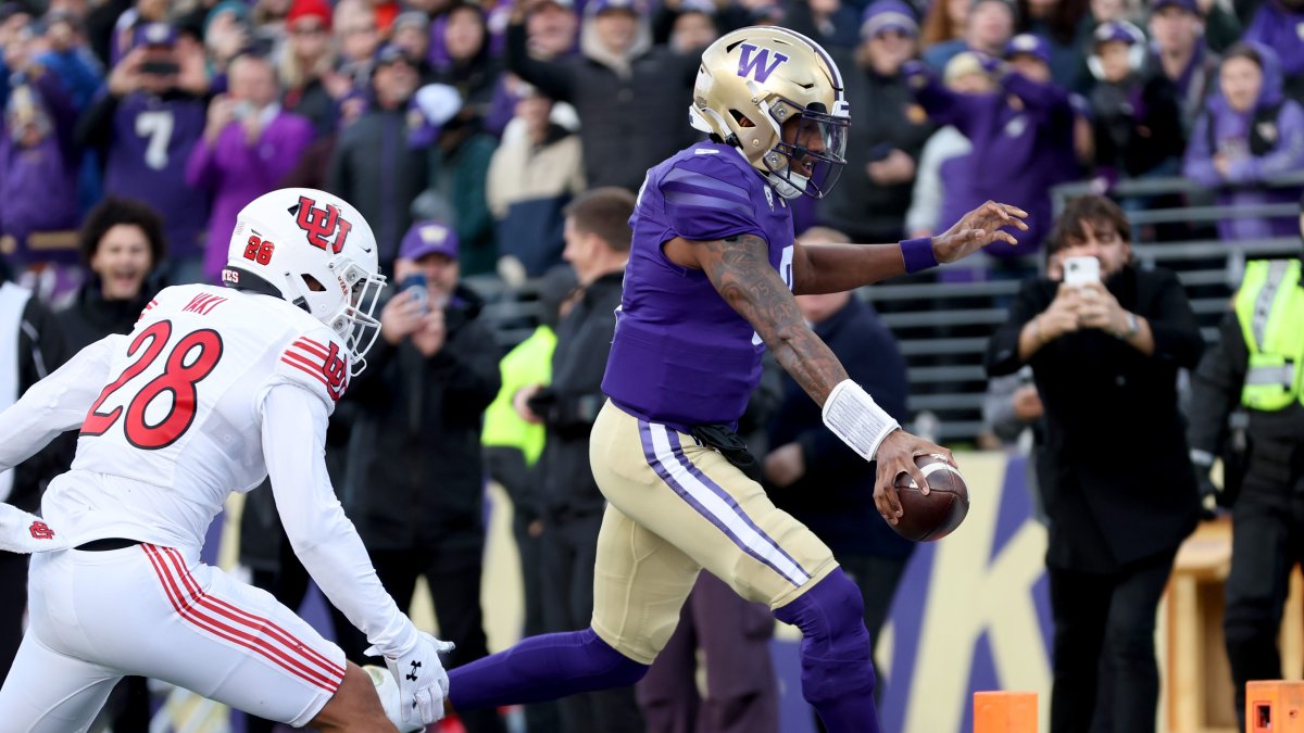 Washington defender drops pick-six at one-yard line vs. Utah – NBC Los ...
