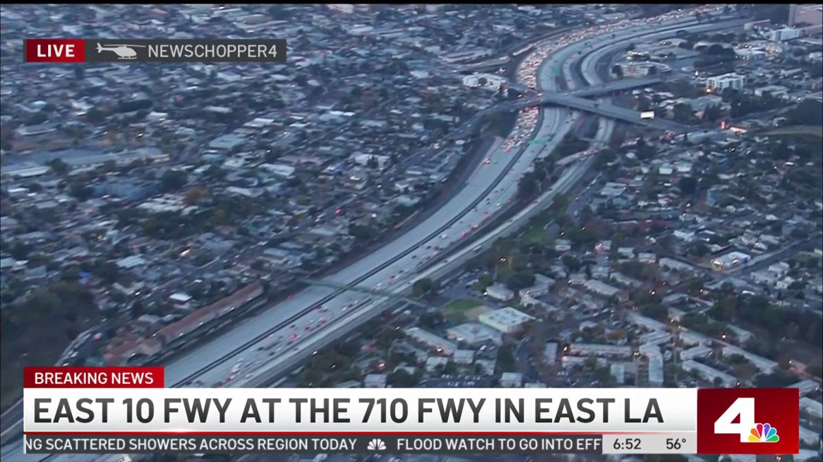 10 Freeway closed for shots fired investigation in East LA – NBC Los ...