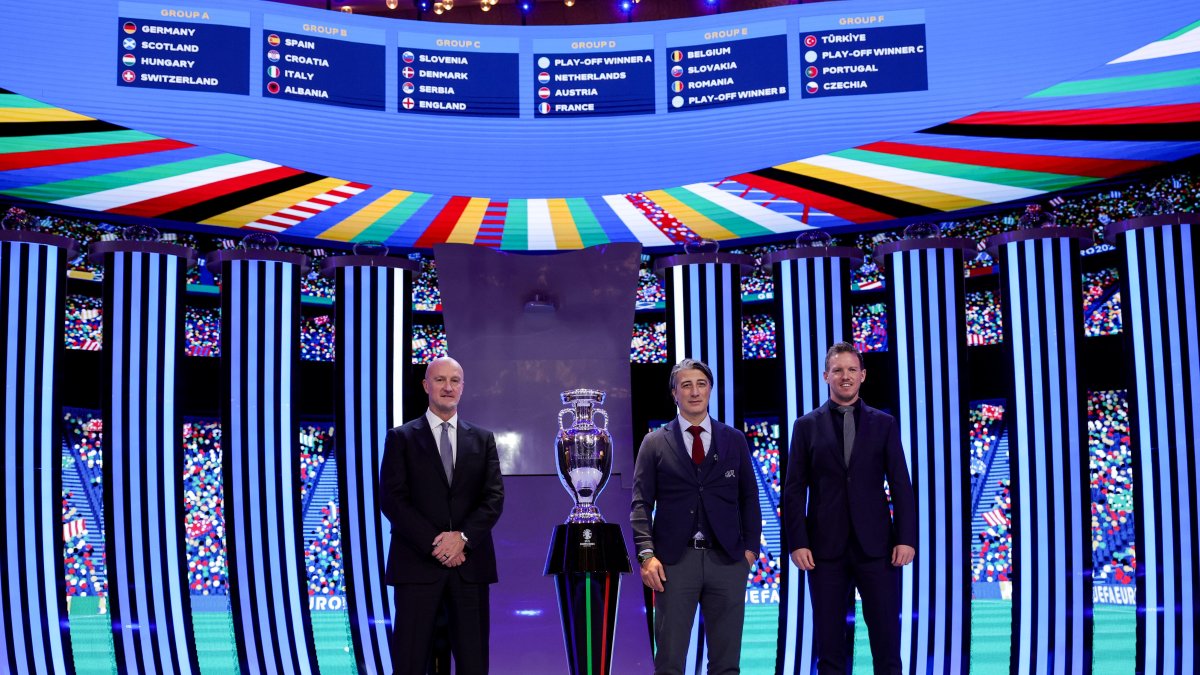 Euro 2024 draw ceremony interrupted by zany noises – NBC Los Angeles