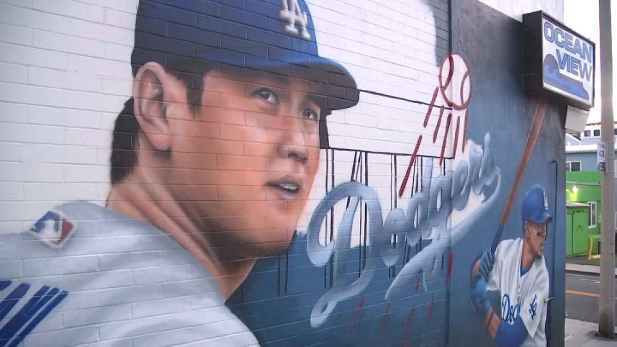 New Mural Honors Shohei Ohtani In Hermosa Beach Nbc Los Angeles