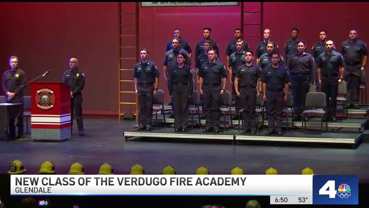 New class of the Verdugo Fire Academy – NBC Los Angeles