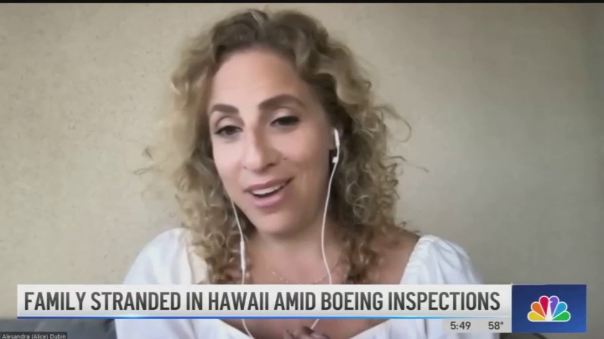 Family stranded in Hawaii during plane inspections – NBC Los Angeles