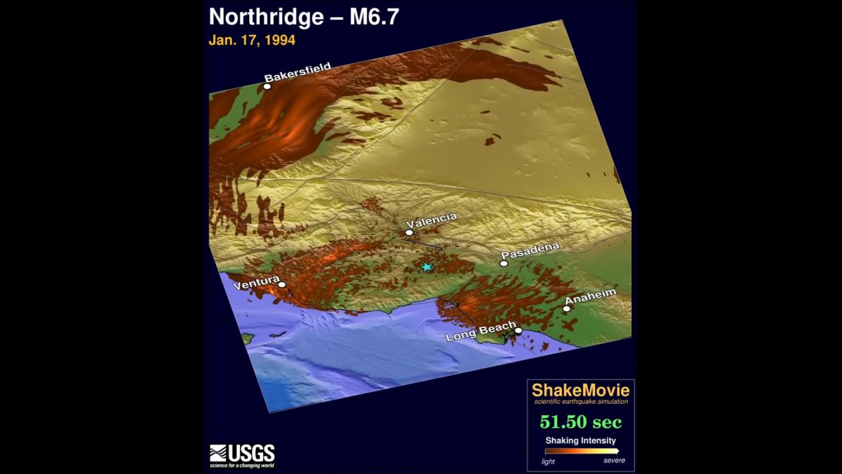 Watch: ShakeMovie computer simulation of the 1994 Northridge Earthquake ...