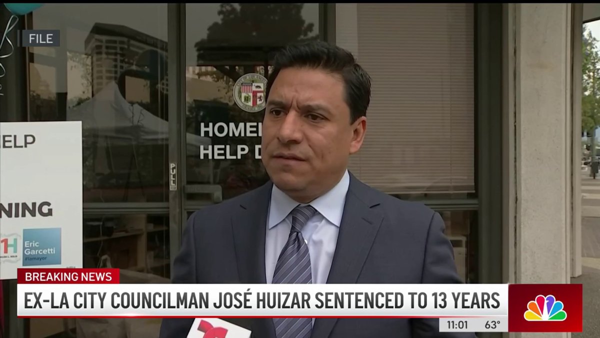 Former LA Councilman Jose Huizar gets 13 years in prison – NBC Los Angeles Former LA Councilman Jose Huizar gets 13 years in prison – NBC Los Angeles