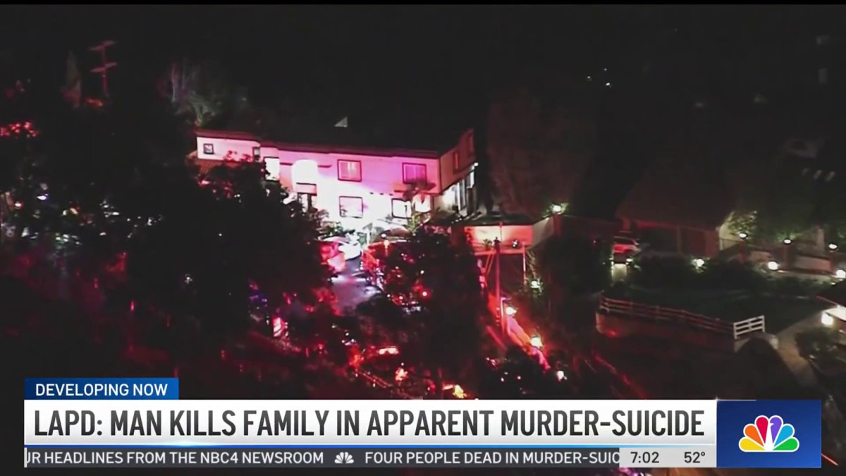Apparent family murder-suicide investigation continues – NBC Los Angeles