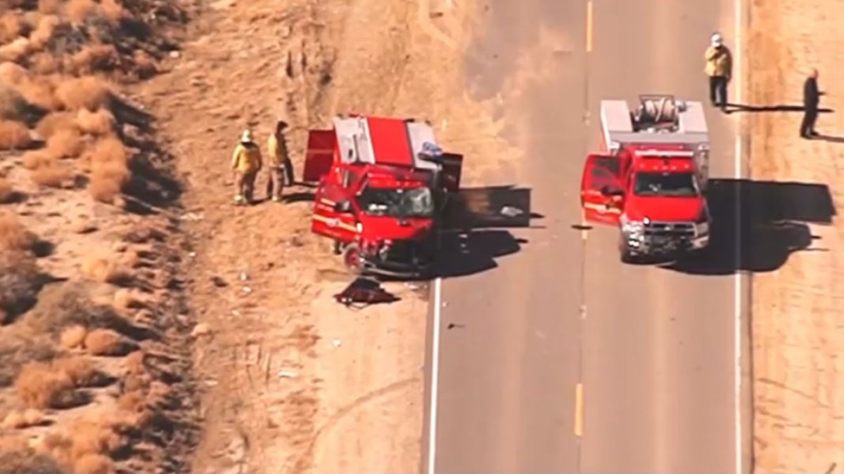 LA County Fire Department vehicle involved in Palmdale crash – NBC Los ...