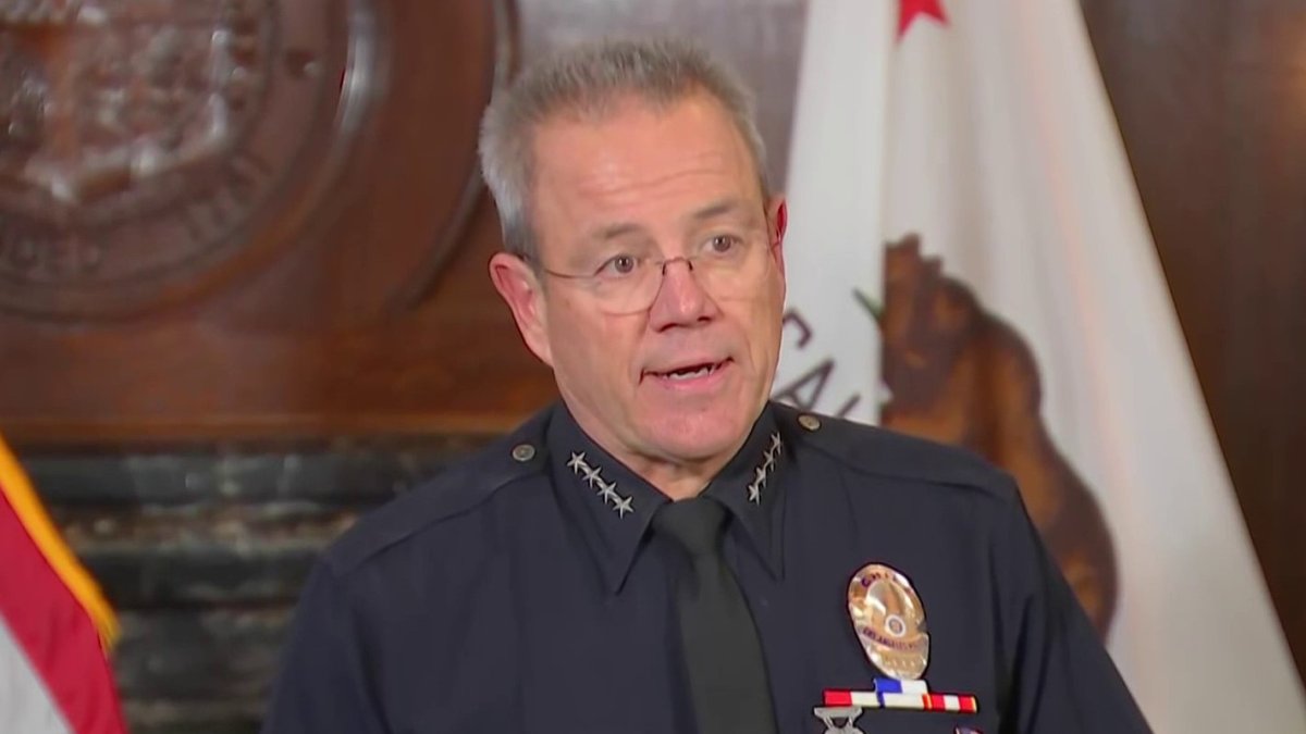 Lapd Chief Michel Moore To Retire At End Of February Nbc Los Angeles