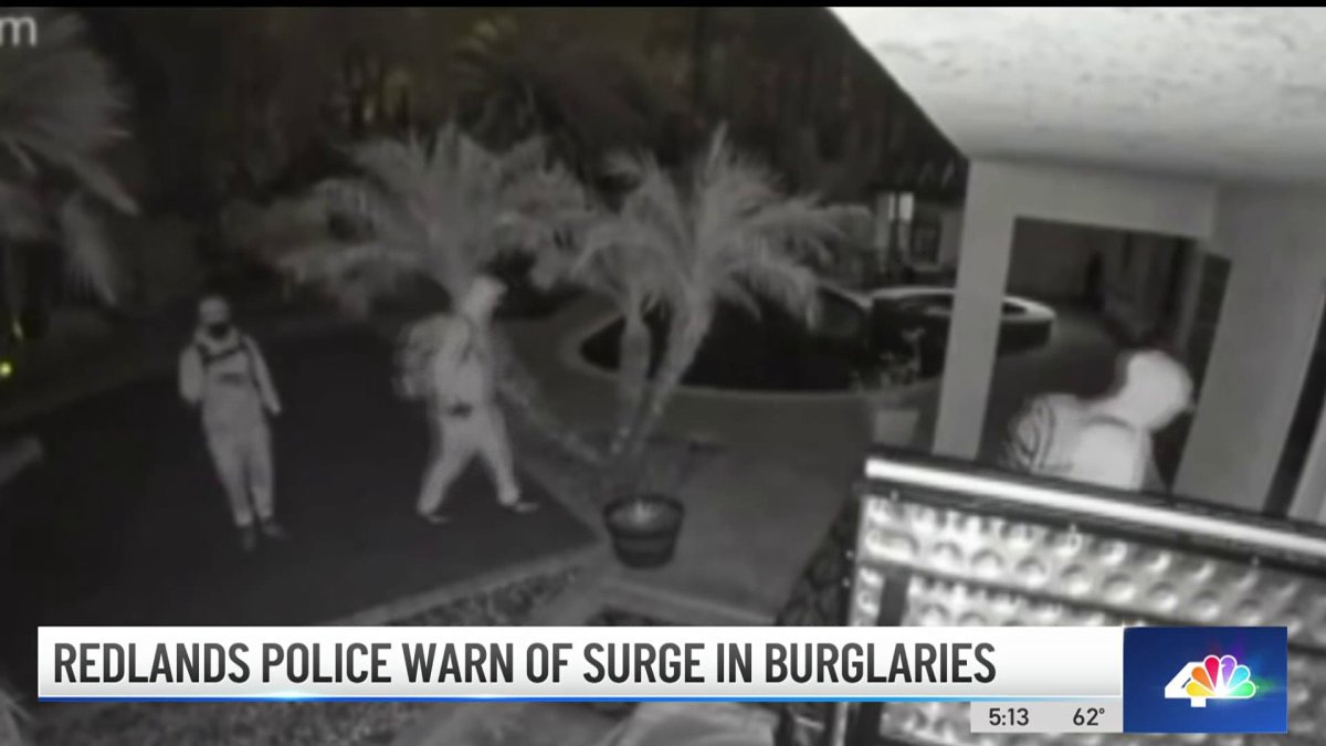 Redlands police warn of surge in home burglaries – NBC Los Angeles