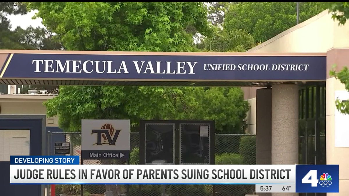 Judge rules in favor of parents suing Temecula over controversial ...