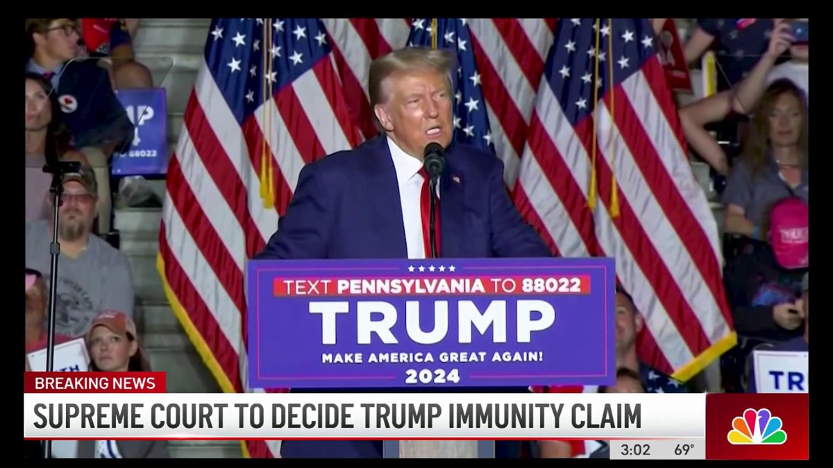 SCOTUS agrees to hear Donald Trump’s immunity case – NBC Los Angeles