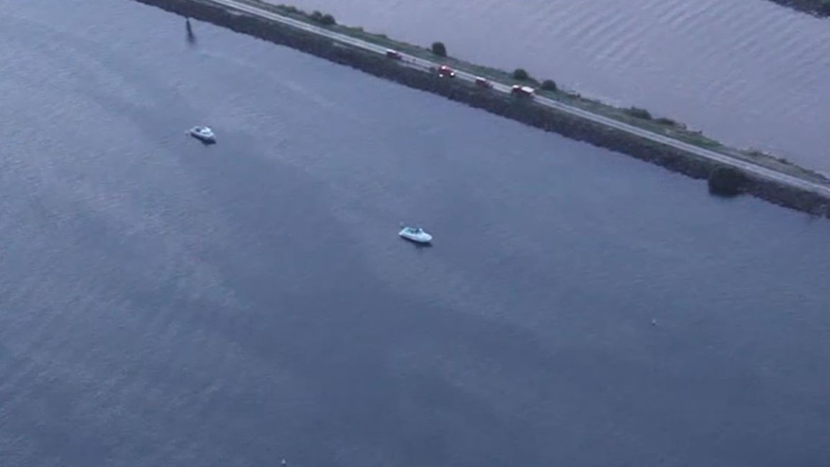 Witness rescues driver from car in water channel in Marina del Rey ...