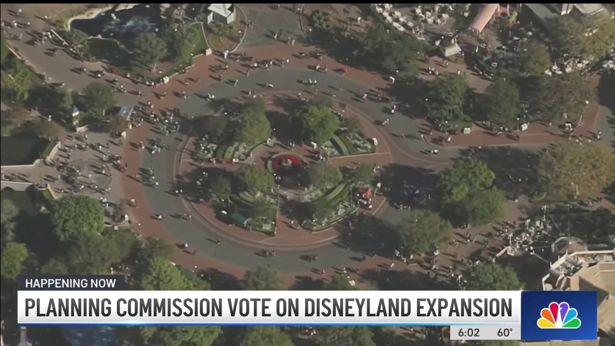 Planning commission to vote on Disneyland expansion proposal – NBC Los ...