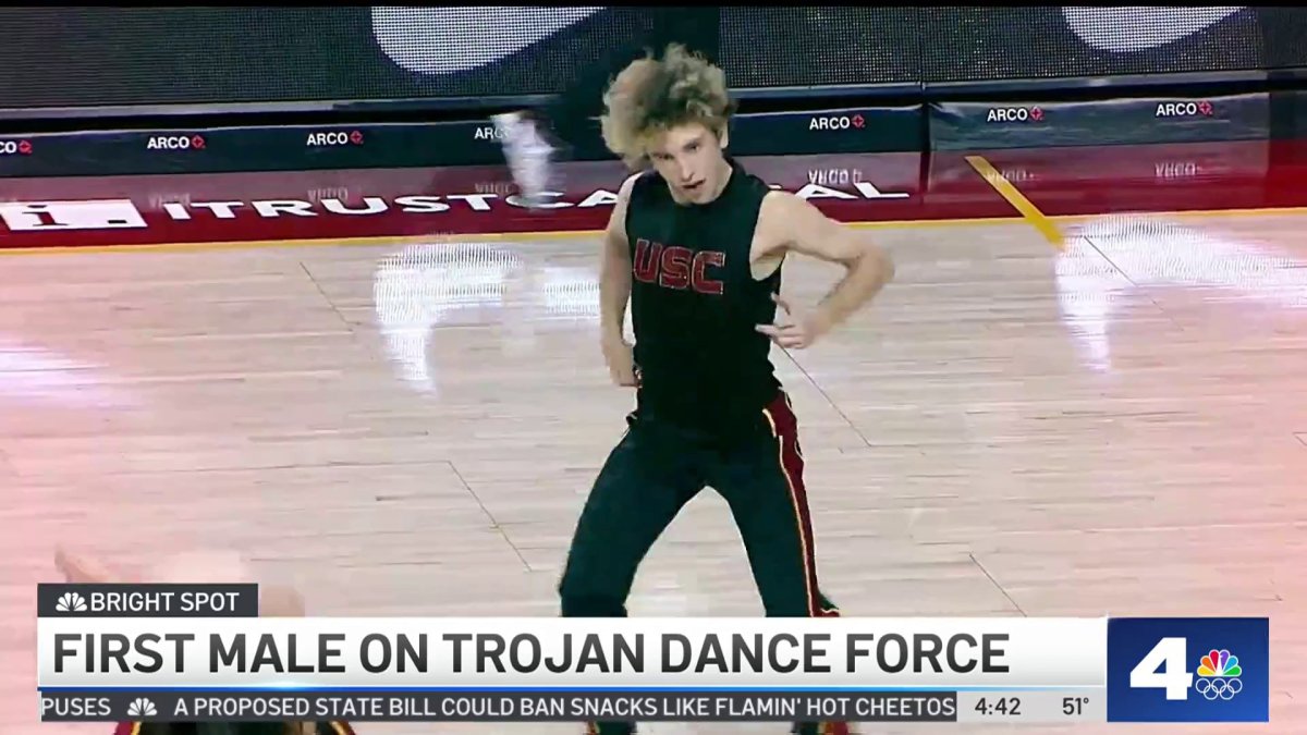 USC student becomes first male on dance team – NBC Los Angeles
