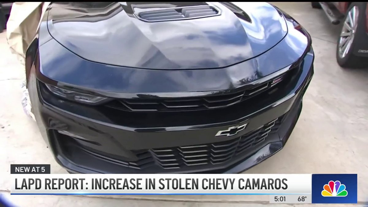 LAPD report shows increase in Chevy Camaro thefts – NBC Los Angeles