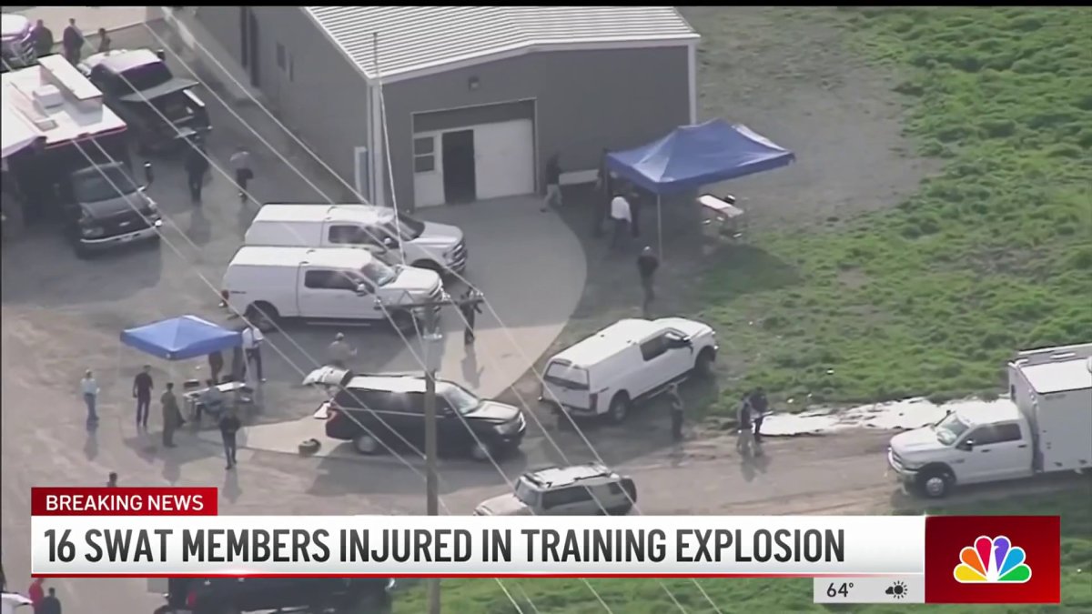 16 SWAT members injured in training explosion – NBC Los Angeles