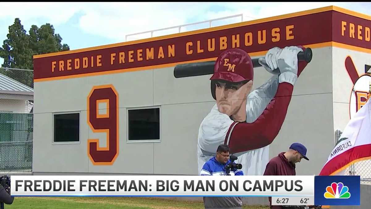 Freddie Freeman Clubhouse unveiled at El Modena High School – NBC Los ...