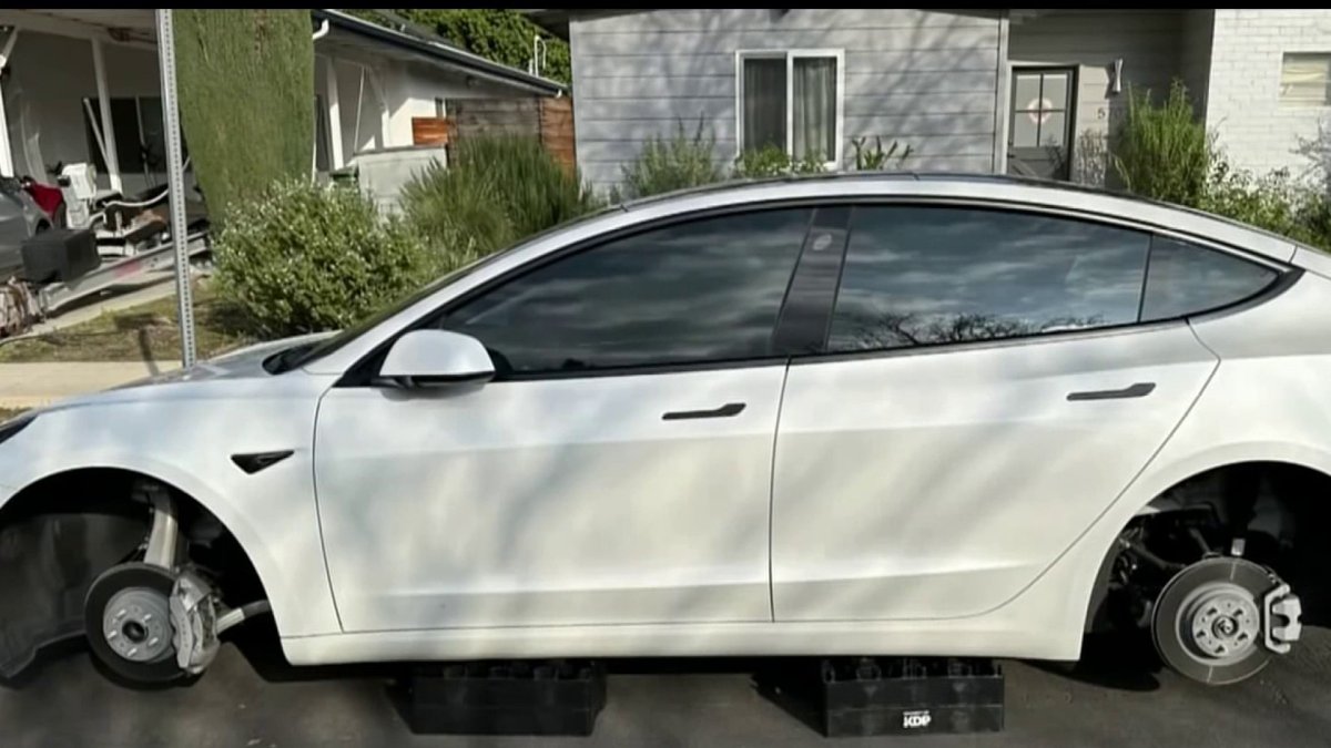 Thieves target cars in Encino neighborhood to steal their tires – NBC ...