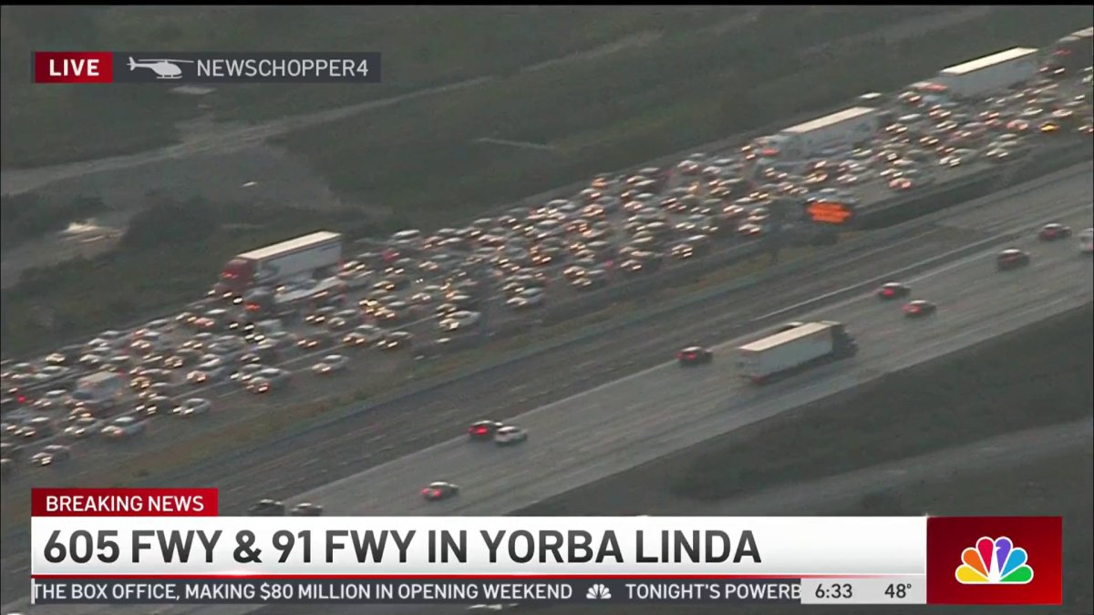 Part of 91 Freeway closed for hours overnight due to fatal crash – NBC ...
