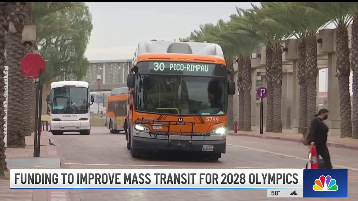 Funding to improve mass transit for 2028 Olympics – NBC Los Angeles