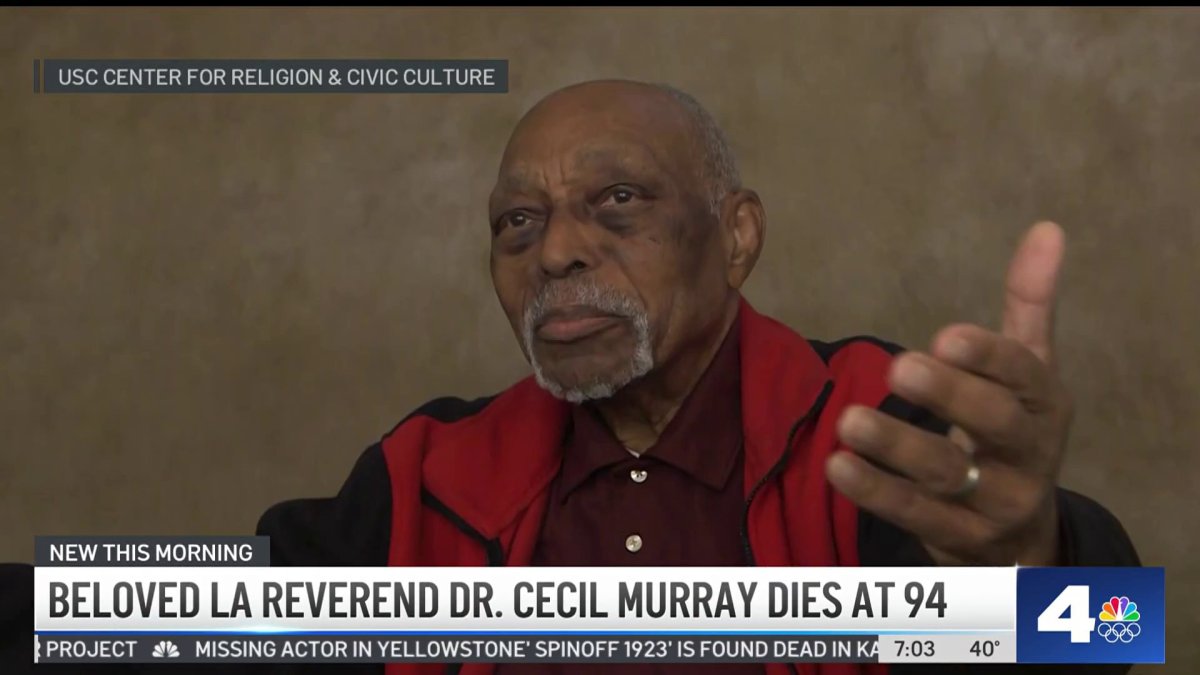Remembering Rev. Cecil Murray, FAME pastor for nearly 30 years – NBC ...