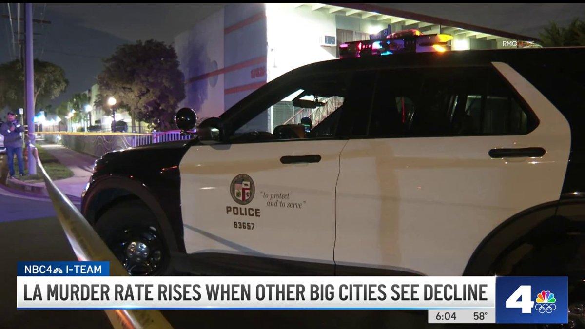 Los Angeles murder rates are up when other big cities see a drop – NBC ...