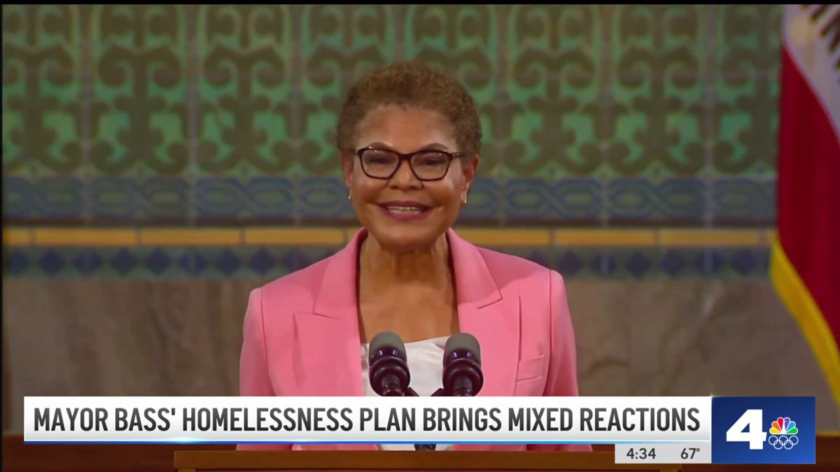 Mayor Bass’ homelessness plan receives mixed reactions – NBC Los Angeles
