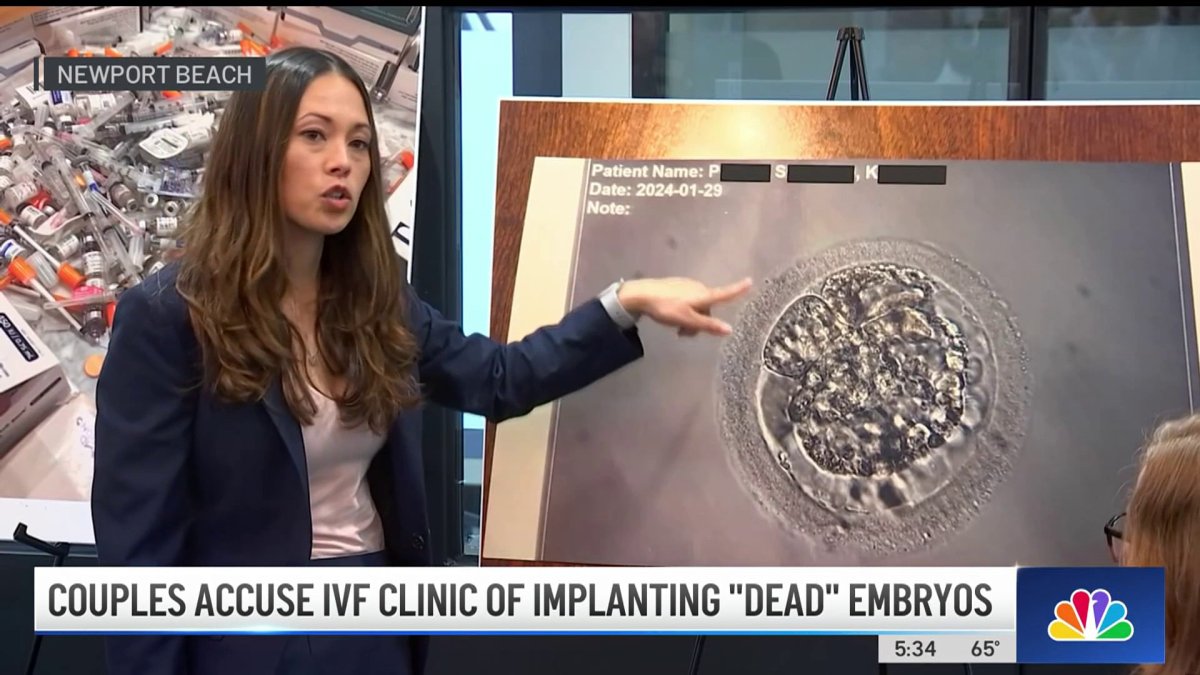 Couples Accuse Ivf Clinic Of Implanting ‘dead Embryos Nbc Los Angeles