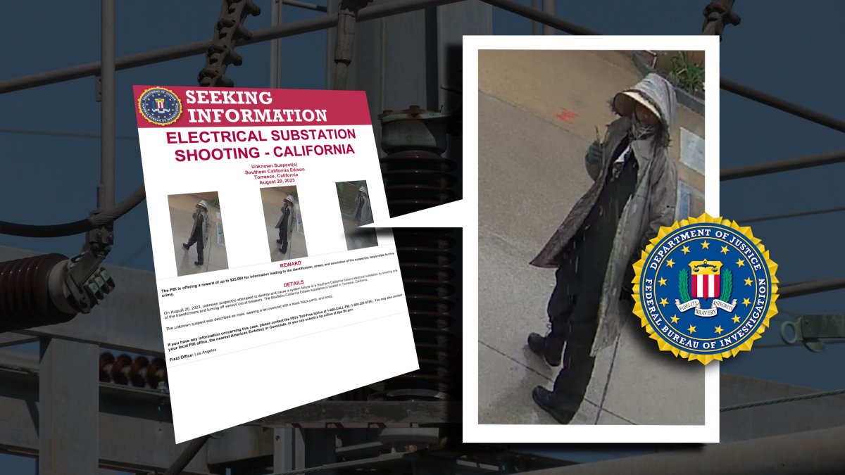 FBI reward in SoCal power station sabotage – NBC Los Angeles