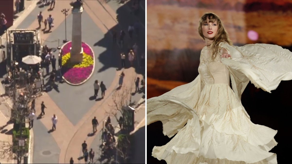 Fans line up for Taylor Swift’s library installation at the Grove – NBC ...