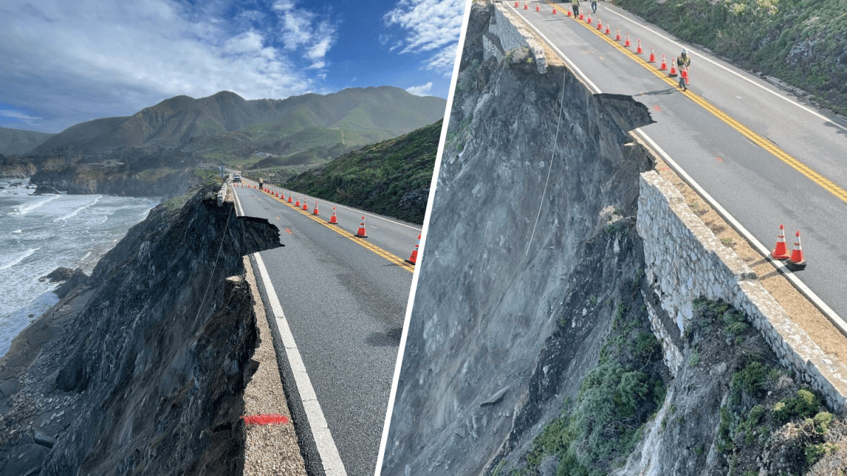 California Highway 1 collapses near Big Sur – NBC Los Angeles