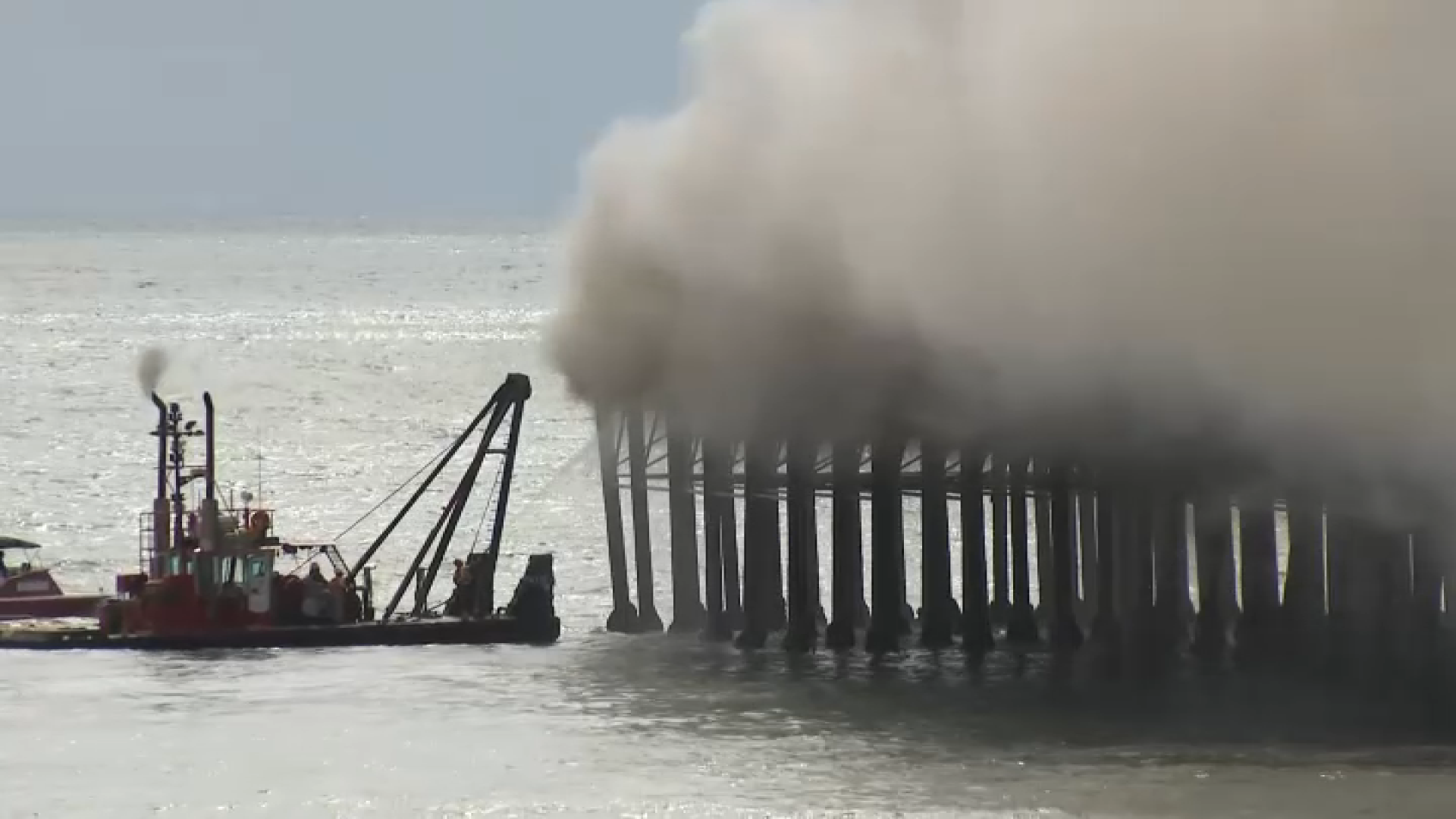 PHOTOS: Fire erupts on Oceanside Pier – NBC Los Angeles