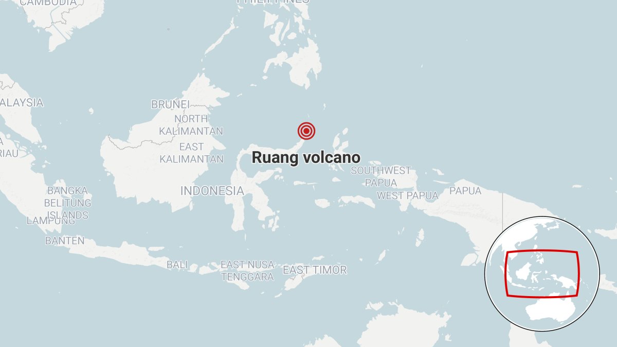 Tsunami alert after volcano eruptions in Indonesia – NBC Los Angeles