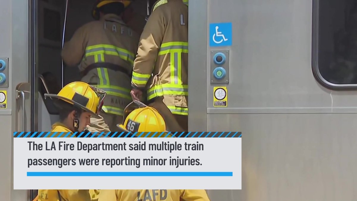 USC tram and Metro Rail train collide near campus – NBC Los Angeles
