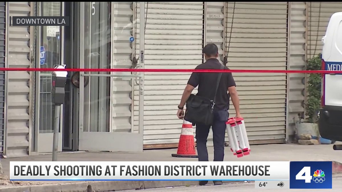 Shooting investigation at DTLA warehouse – NBC Los Angeles