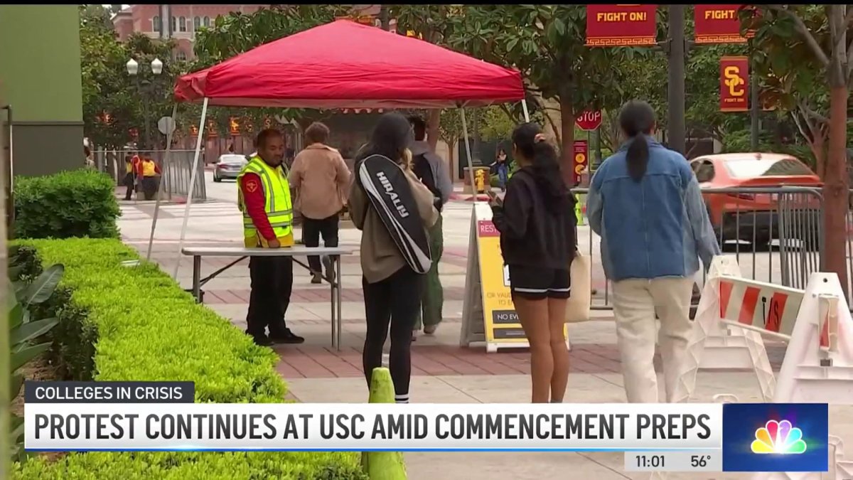 USC’s commencement preparation includes increased security patrol – NBC ...