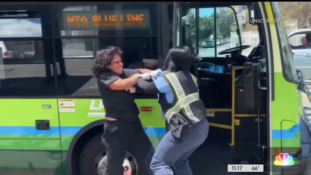 DASH bus driver attacked by woman – NBC Los Angeles