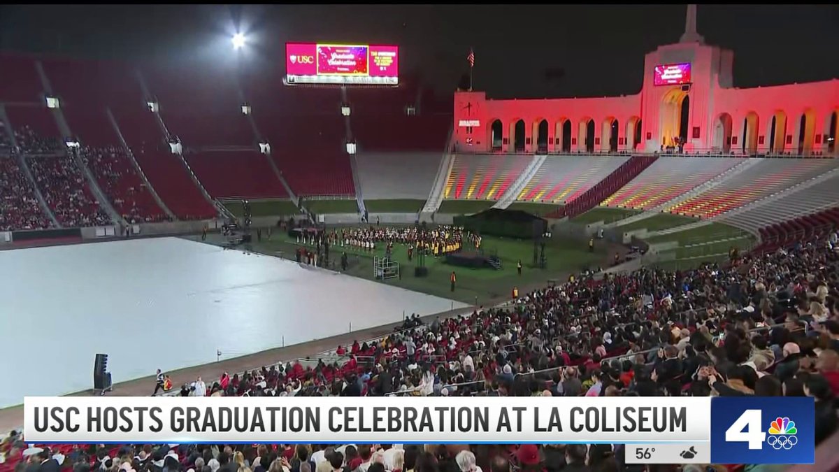 USC hosts graduation celebration at the LA Memorial Coliseum – NBC Los ...