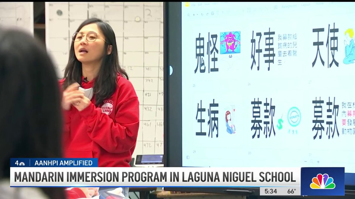 Mandarin immersion program gaining popularity in Orange County – NBC ...