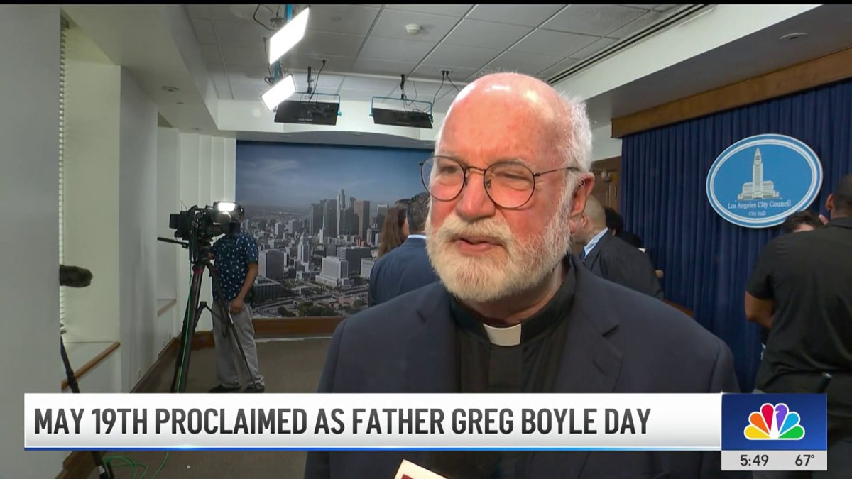 LA proclaims May 19 as Father Greg Boyle Day – NBC Los Angeles