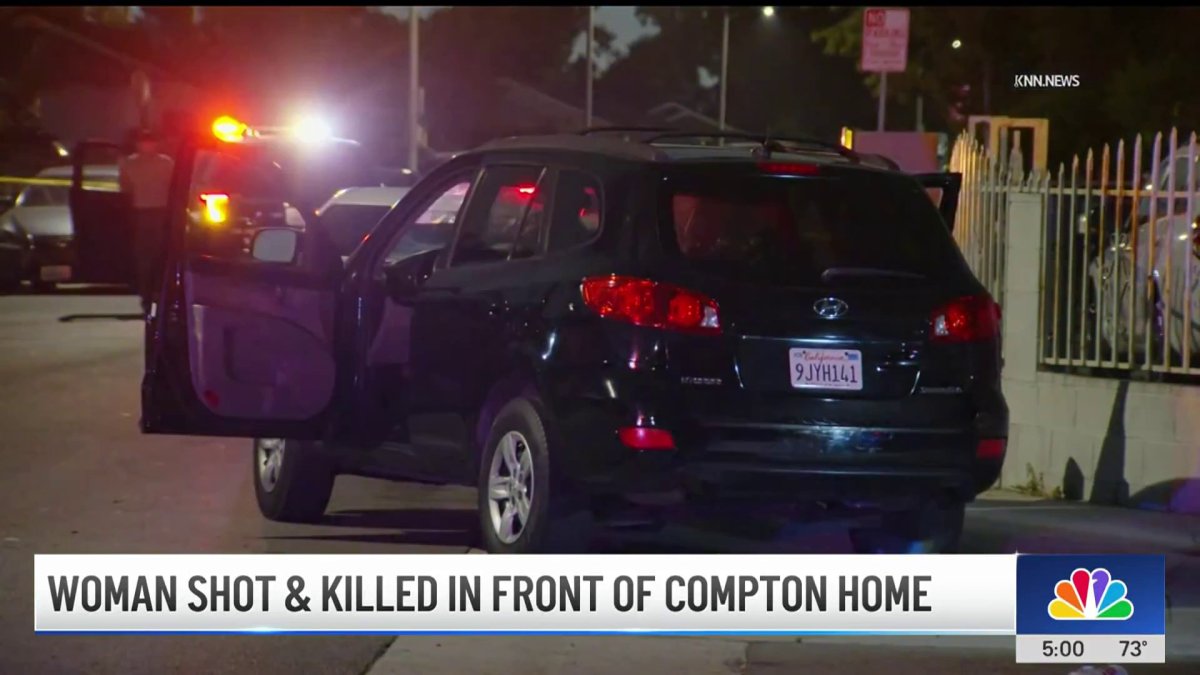 Woman shot and killed in front of Compton home – NBC Los Angeles