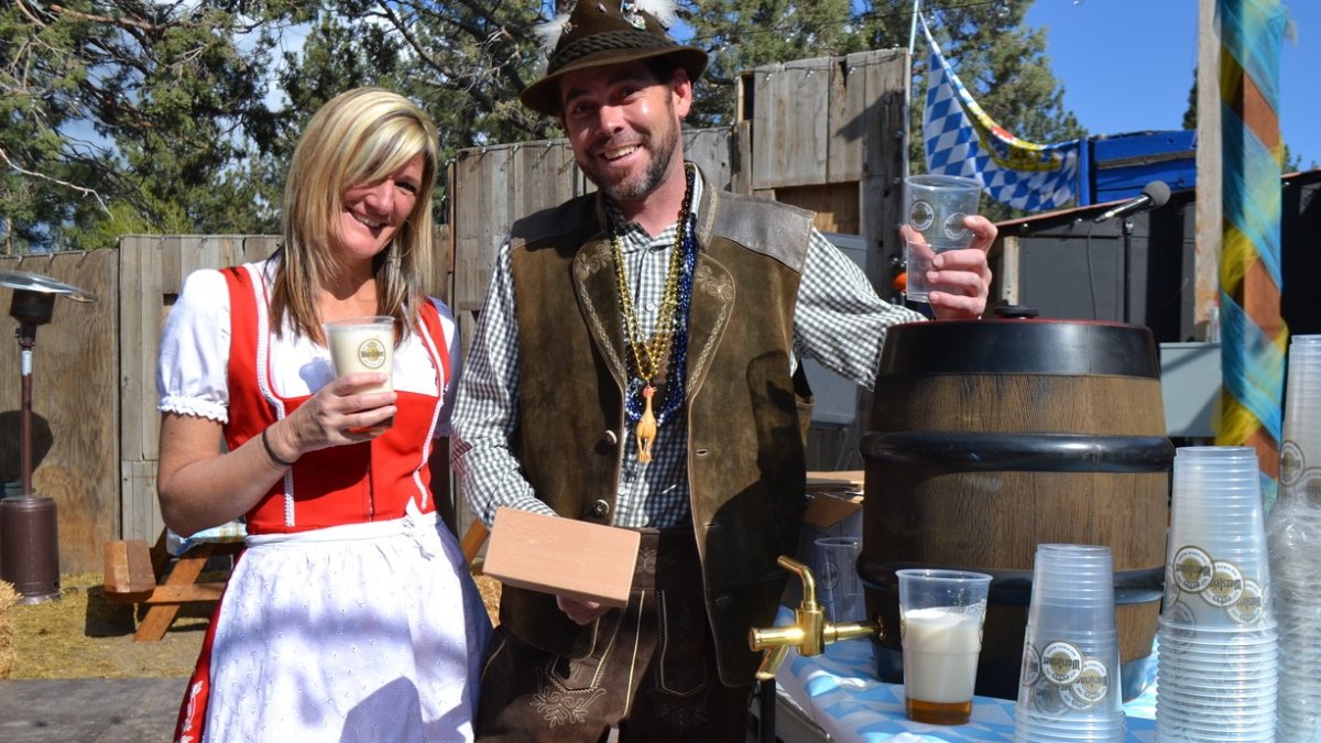 Oktoberfest-style fun gets a sprinkling of springtime at the Big Bear ...