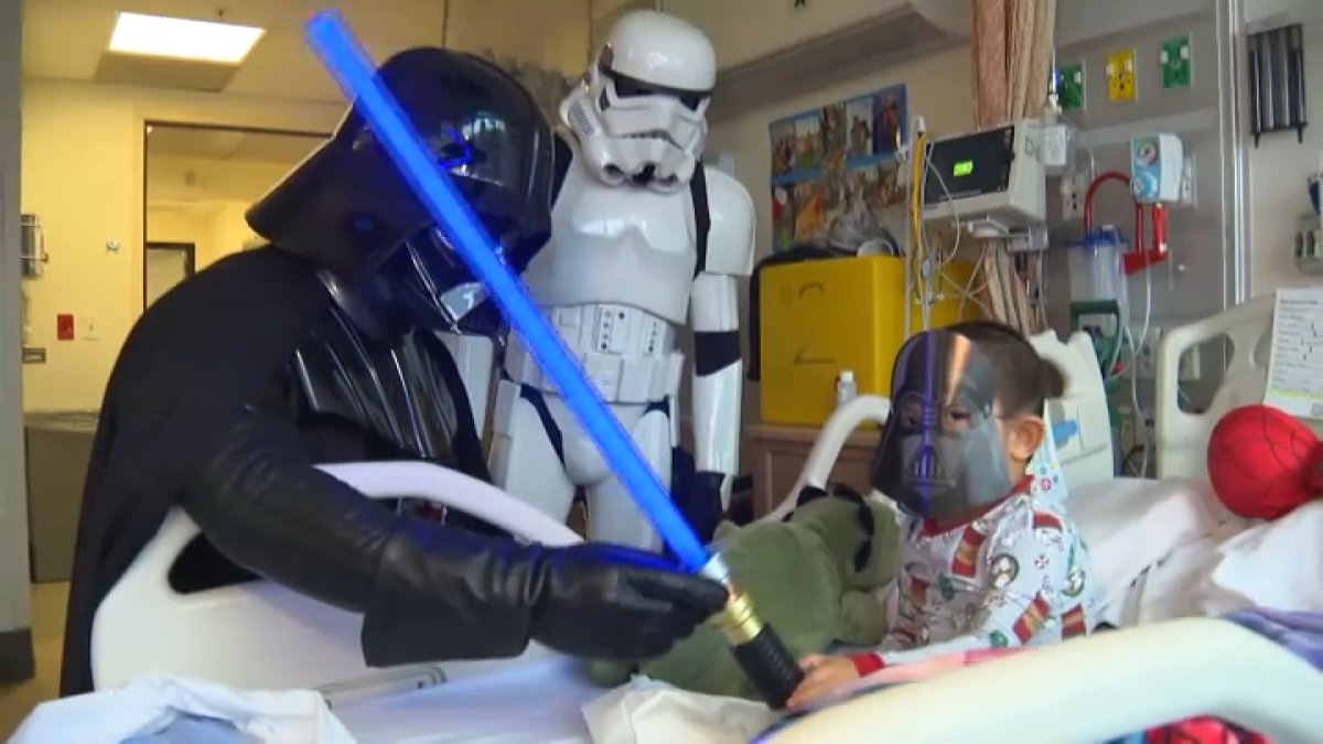 Star Wars characters visit young patients in Long Beach – NBC Los Angeles