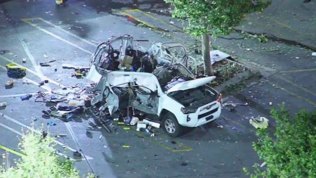 Explosion tears apart Toyota 4-Runner in Van Nuys parking lot – NBC Los ...