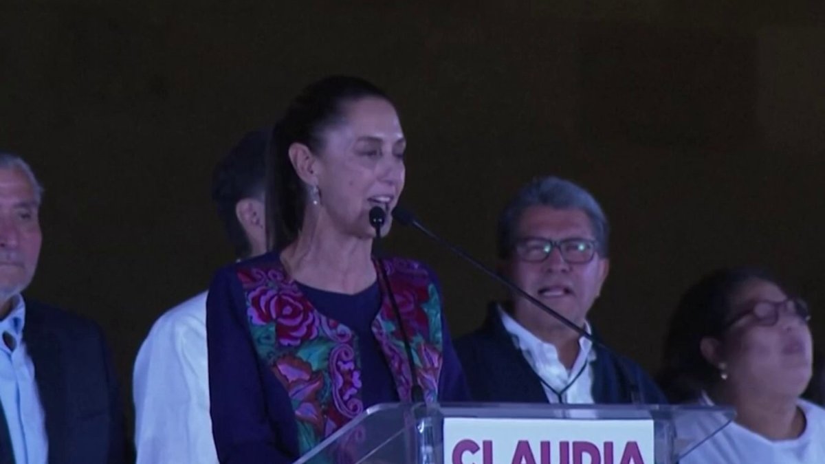 Mexico makes history electing its first female president – NBC Los Angeles