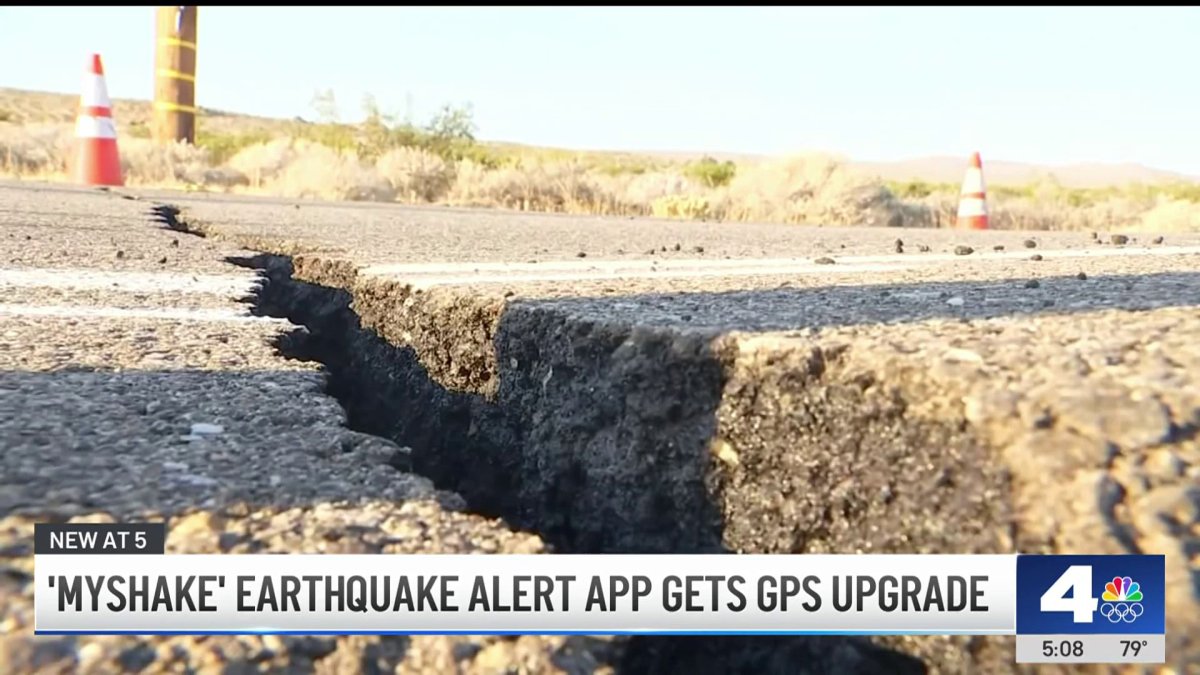 ‘ShakeAlert’ earthquake app gets GPS upgrade – NBC Los Angeles