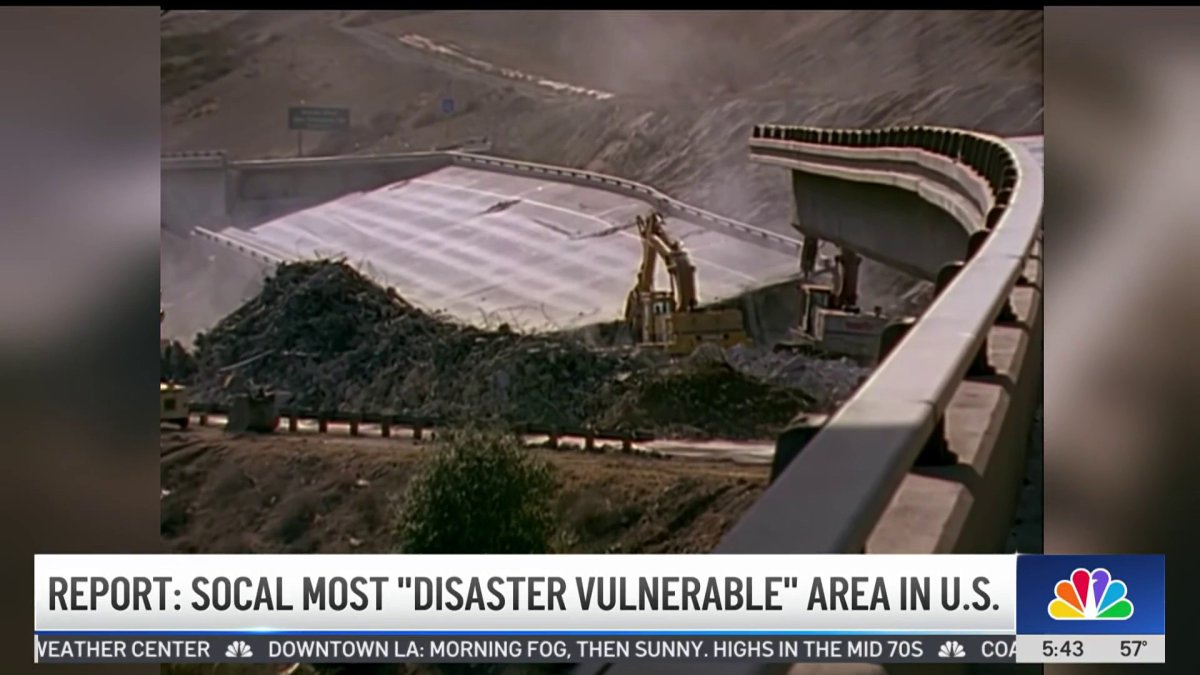Report finds Los Angeles most “disaster prone” county – NBC Los Angeles