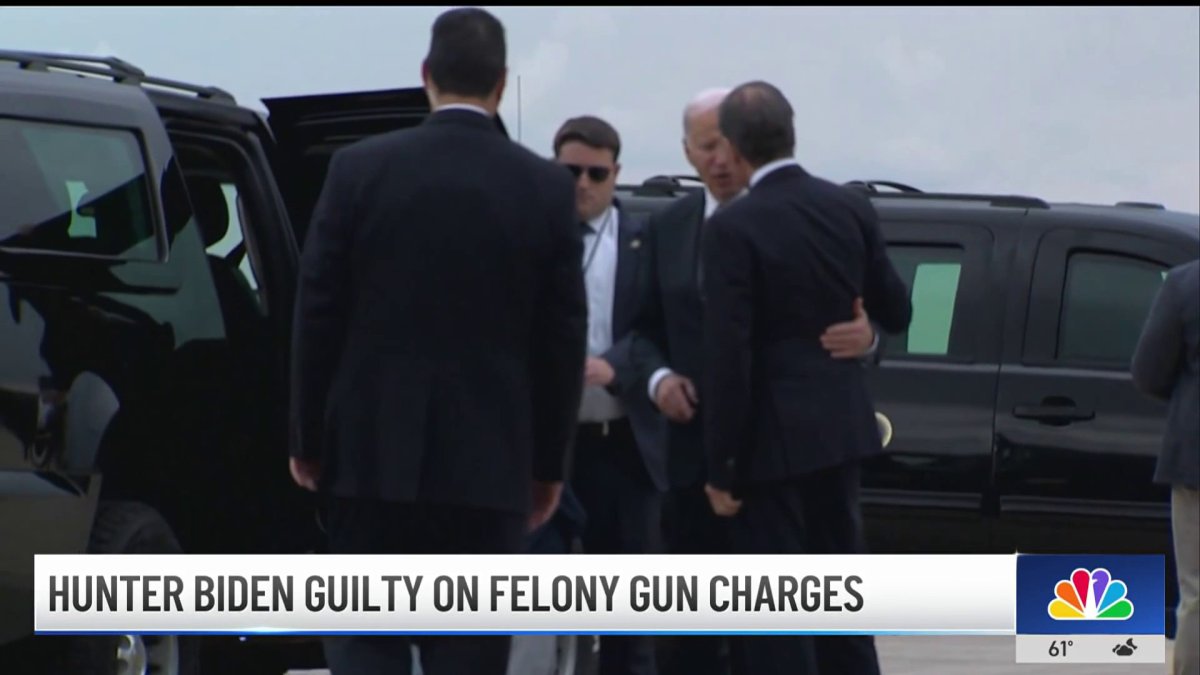 Hunter Biden guilty on felony gun charges – NBC Los Angeles