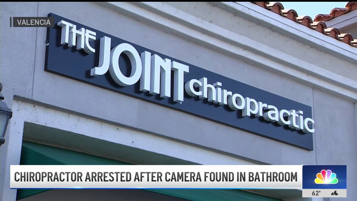 Chiropractor arrested after camera is discovered in bathroom – NBC Los ... Chiropractor arrested after camera is discovered in bathroom – NBC Los ...