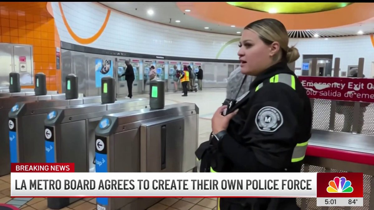 LA Metro votes to create its own police unit – NBC Los Angeles