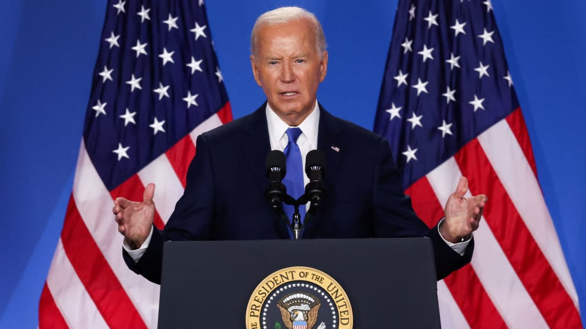 Watch: President Joe Biden holds rare solo press conference – NBC Los ...